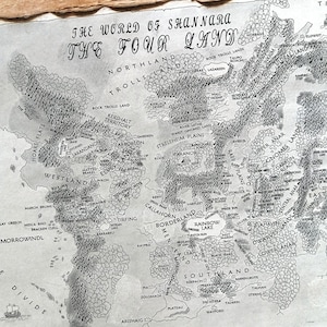 The Four Lands Shannara Map, the Realm of Shannara Map, the Shannara Chronicles Map, the Sword ...