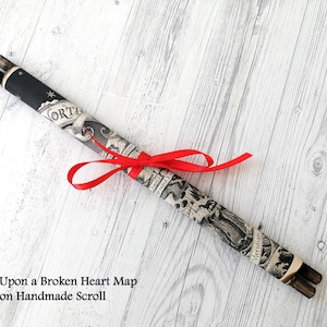 Caraval Universe Map on Handmade Scroll, Fantasy Art, Bookish Gift - Etsy