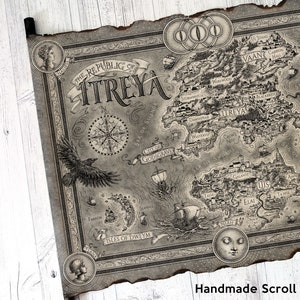 The Republic of Itreya Map, Nevernight Map, Godsgrave Map, Fantasy Map ...