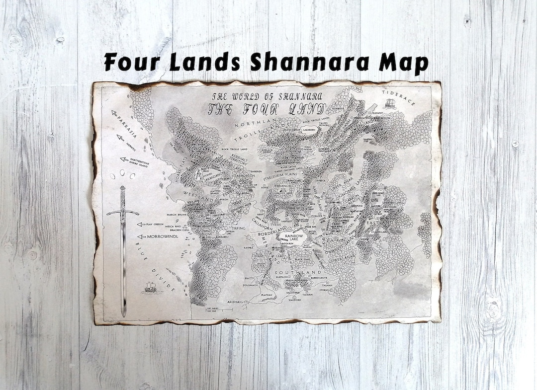 The Four Lands Shannara Map, the Realm of Shannara Map, the Shannara Chronicles Map, the Sword ...