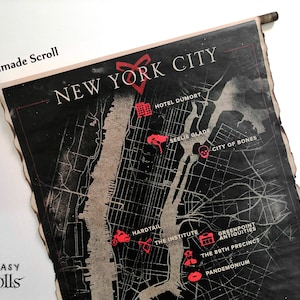 The Mortal Instruments New York City Map, Shadowhunters Map, NY Map the ...
