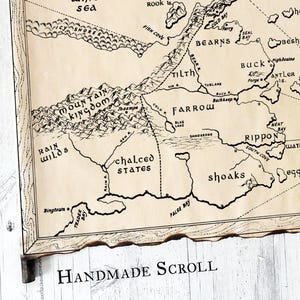 The Realm of the Elderlings, the Six Duchies Map, Robin Hobb's the ...