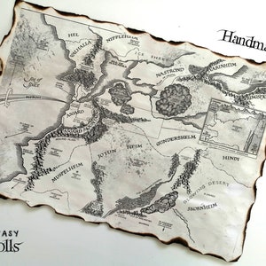 Map of Asgard, Old Norse Ásgardr in Norse Mythology, Asgardians Home ...