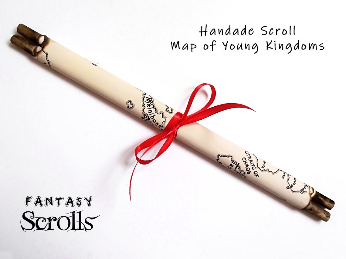 Elric's World Map the World of Melniboné and the Young - Etsy Australia