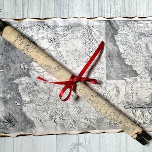 The WITCHER the Empire of Nilfgard Map, the Northern Kingdoms Map ...