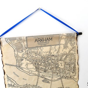 Arkham City Map, H. P. Lovecraft Country Massachusetts, Cthulhu Mythos ...