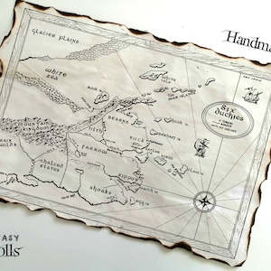 The Realm of the Elderlings, the Six Duchies Map, Robin Hobb's the ...