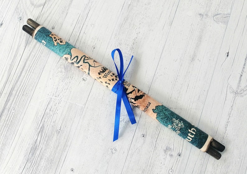 Handmade Medora Map Scroll, the Medoran Chronicles, Fantasy Art - Etsy