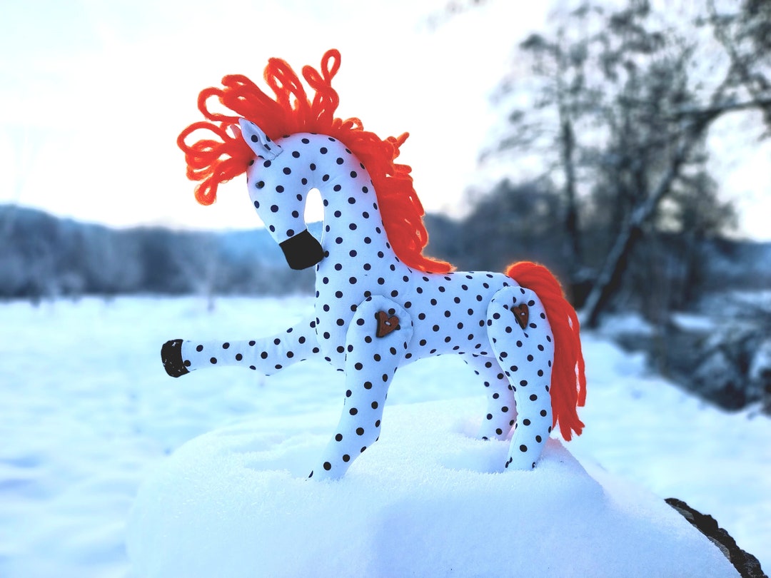 Horse, Pippi's Horse, White Horse, Horse on Dots, Sewing Horse, Horse ...