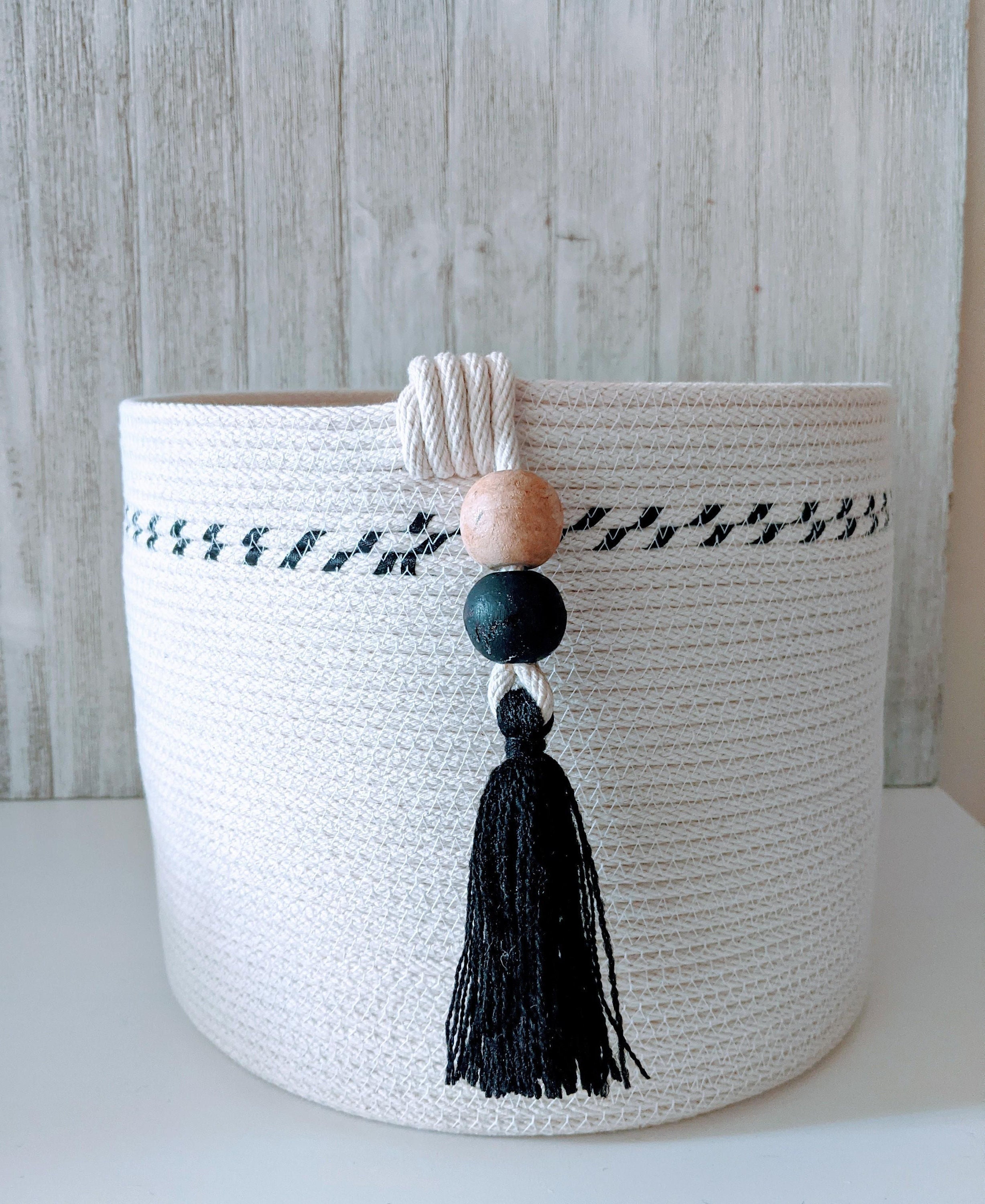 All-purpose Cotton Rope Basket, Storage, - Etsy