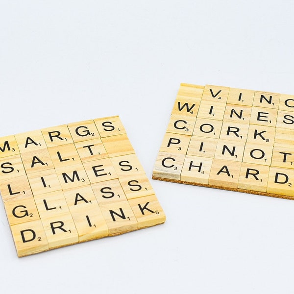 Letter Coaster - Etsy