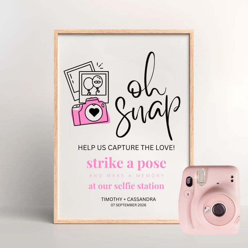 Photo Station Sign - Etsy