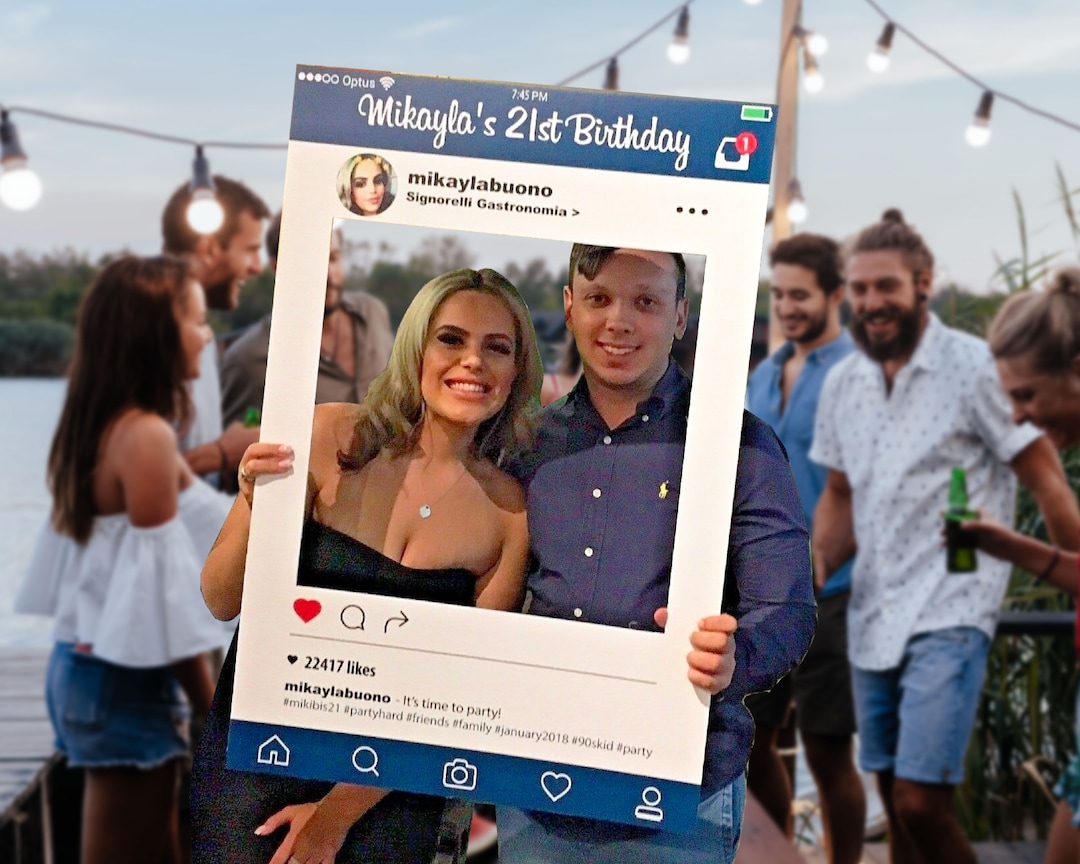 Printed SELFIE Frame, Social Media Frame, Photobooth Prop- Australian ...