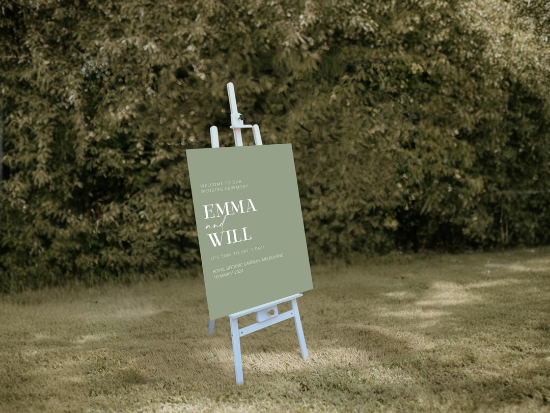 FOR HIRE - SYDNEY White Easel for Your Signs, White Sign Stand | White ...