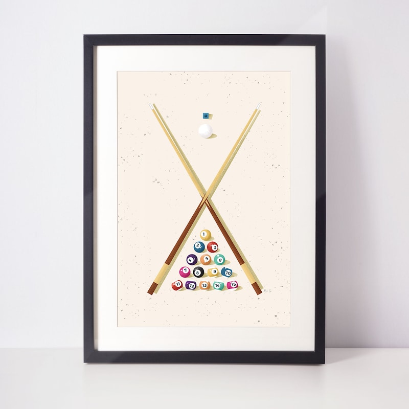Billiards Wall Art - Etsy
