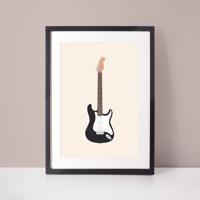 Guitar Poster - Etsy