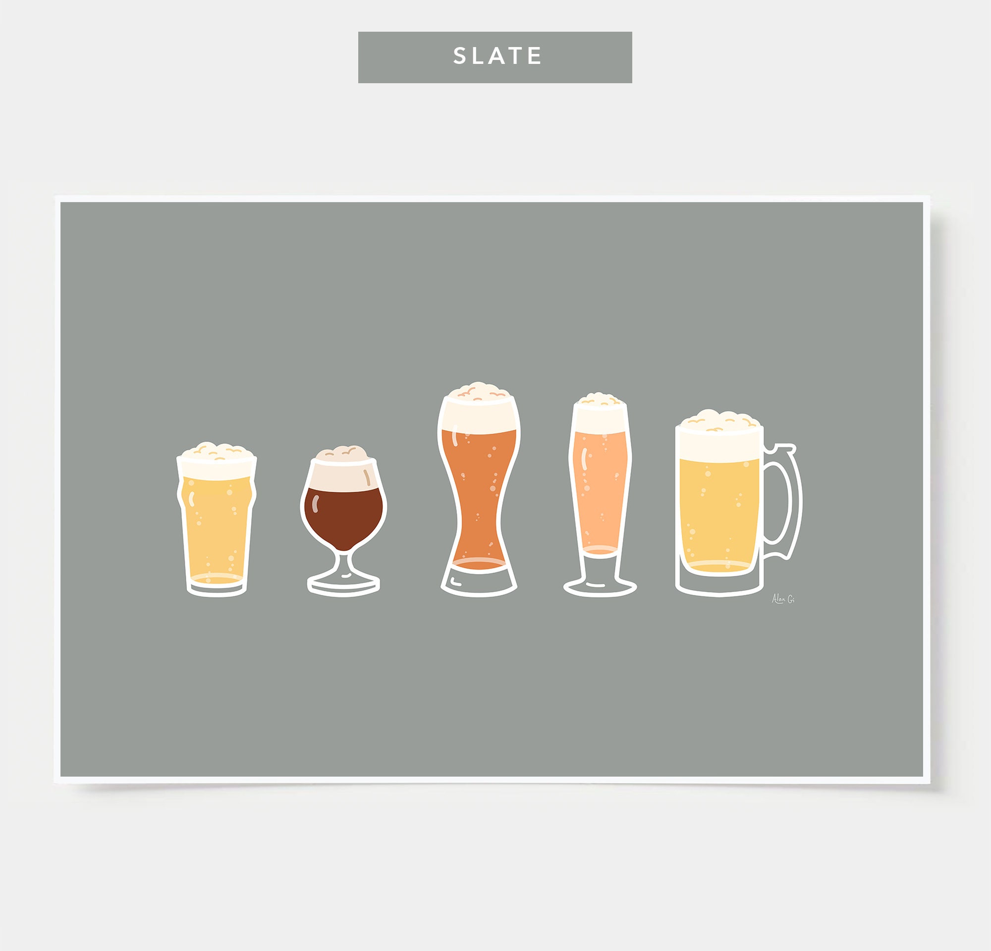 Beer Art Beer Poster Bar Decor College Student Gift - Etsy Singapore