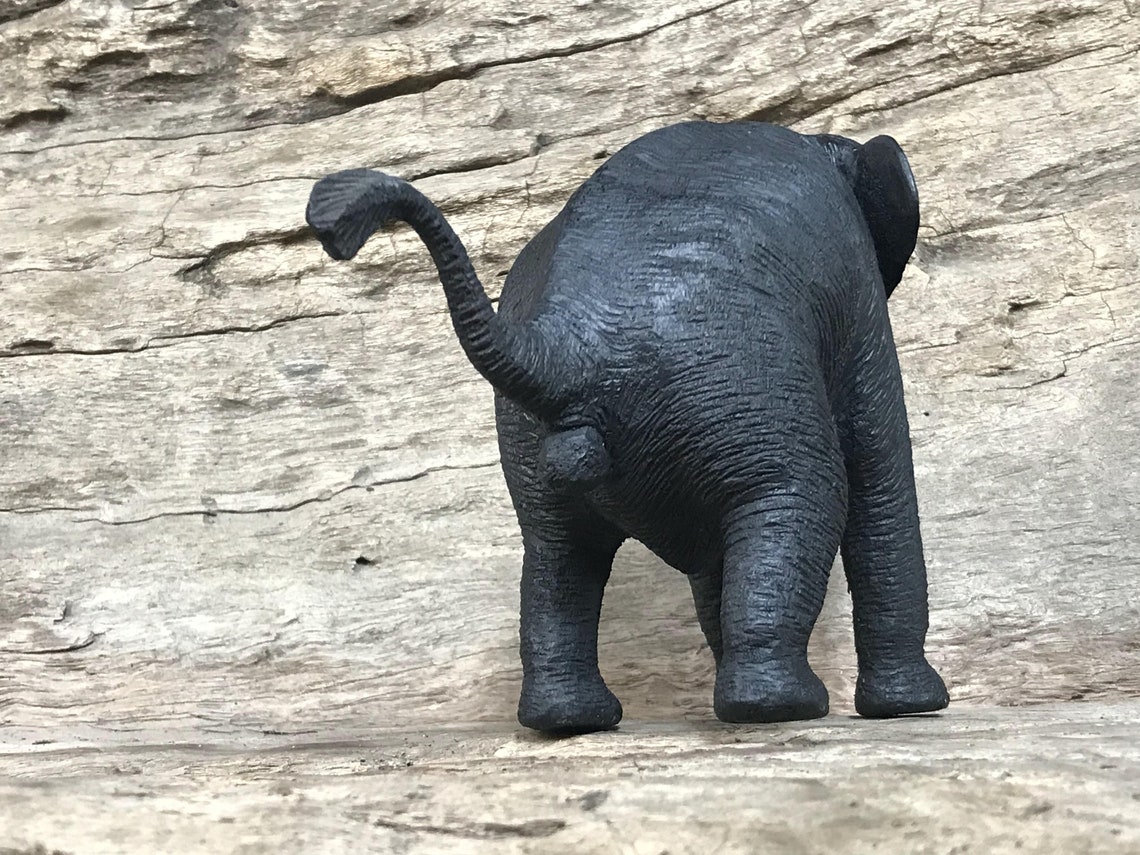 Hand Carved Elephant, Happy Time Figurine, Wood Carving, Elephant ...