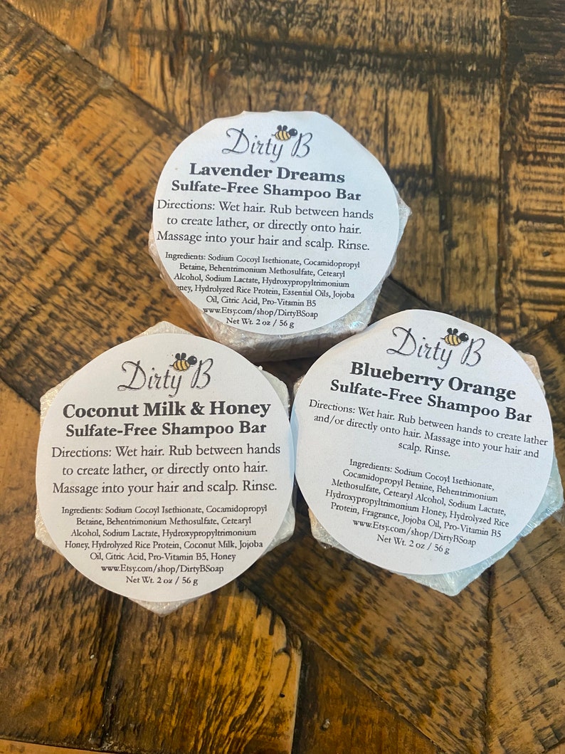 Shampoo Bar - Sulfate-free - Etsy