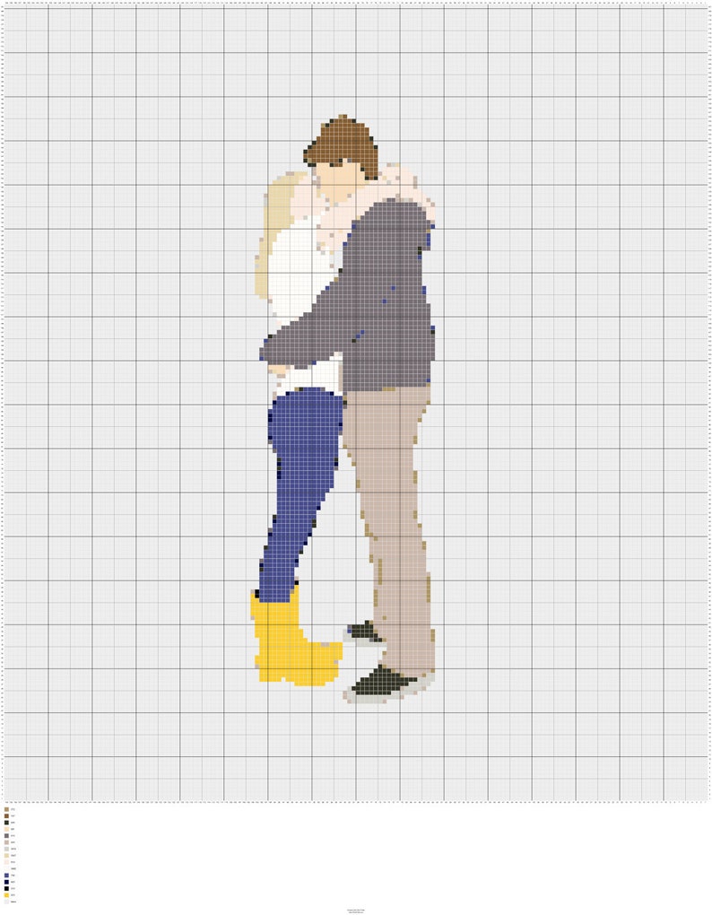 Turn A Picture Into A Simple Cross Stitch Pattern Etsy