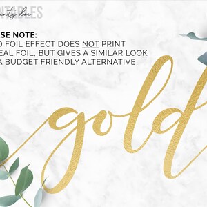 Printable Wedding RSVP Card Template Gold Foil Effect RSVP Editable ...
