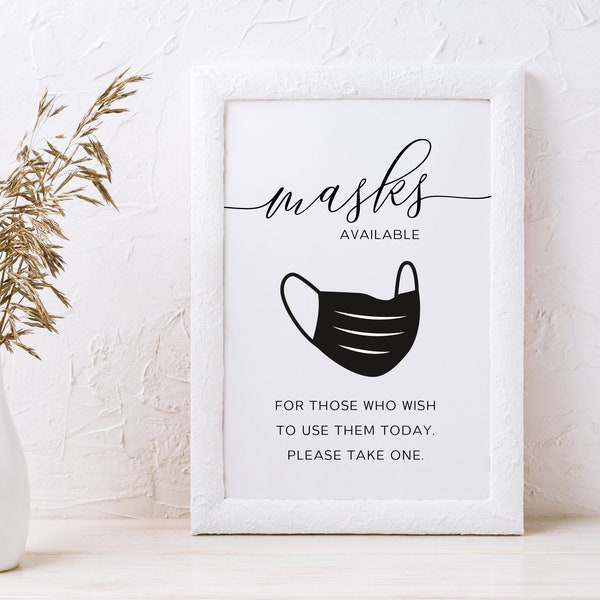 Wedding Mask Sign - Etsy