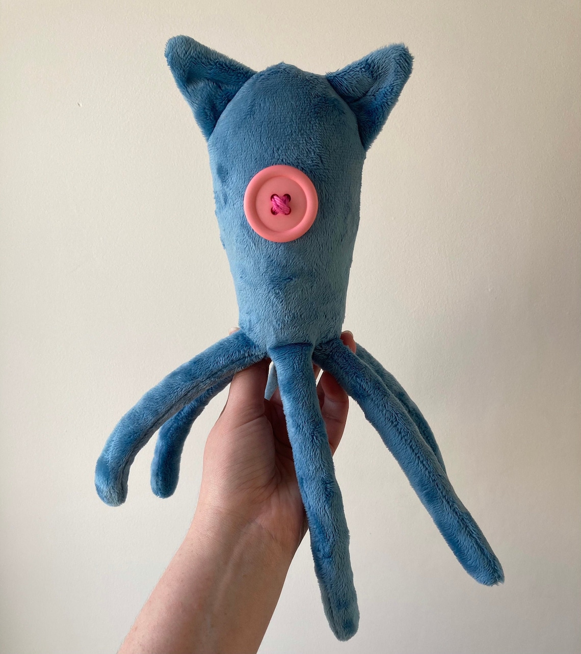 Blue coraline squid/octopus plushie from Coraline movie. | Etsy