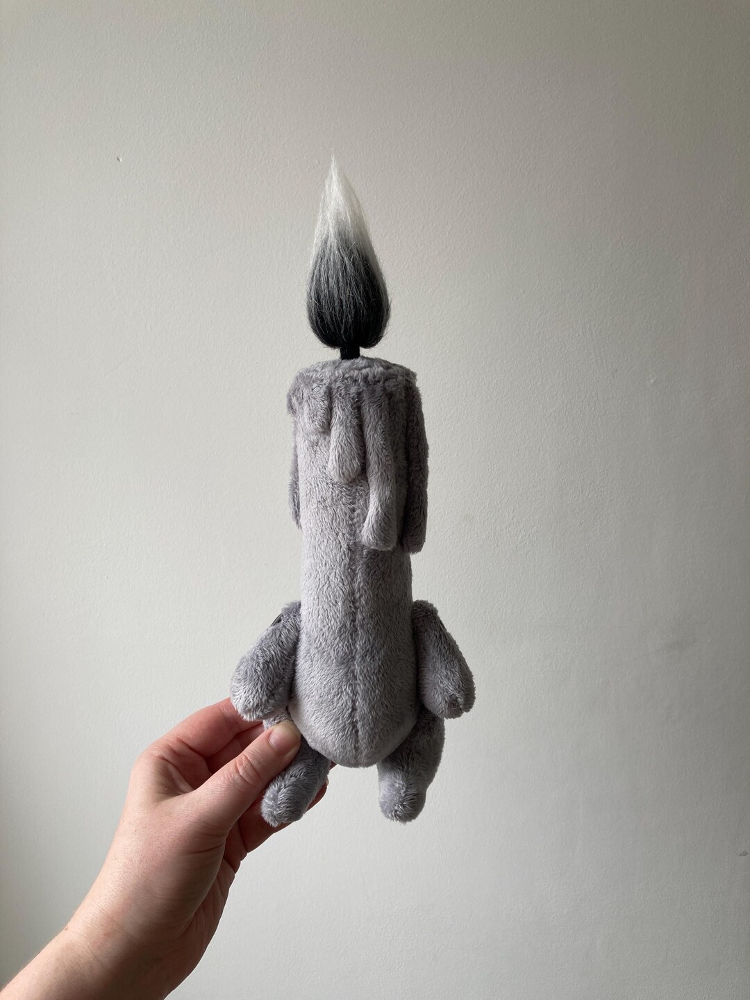 Black Flame Candle Doll - Etsy
