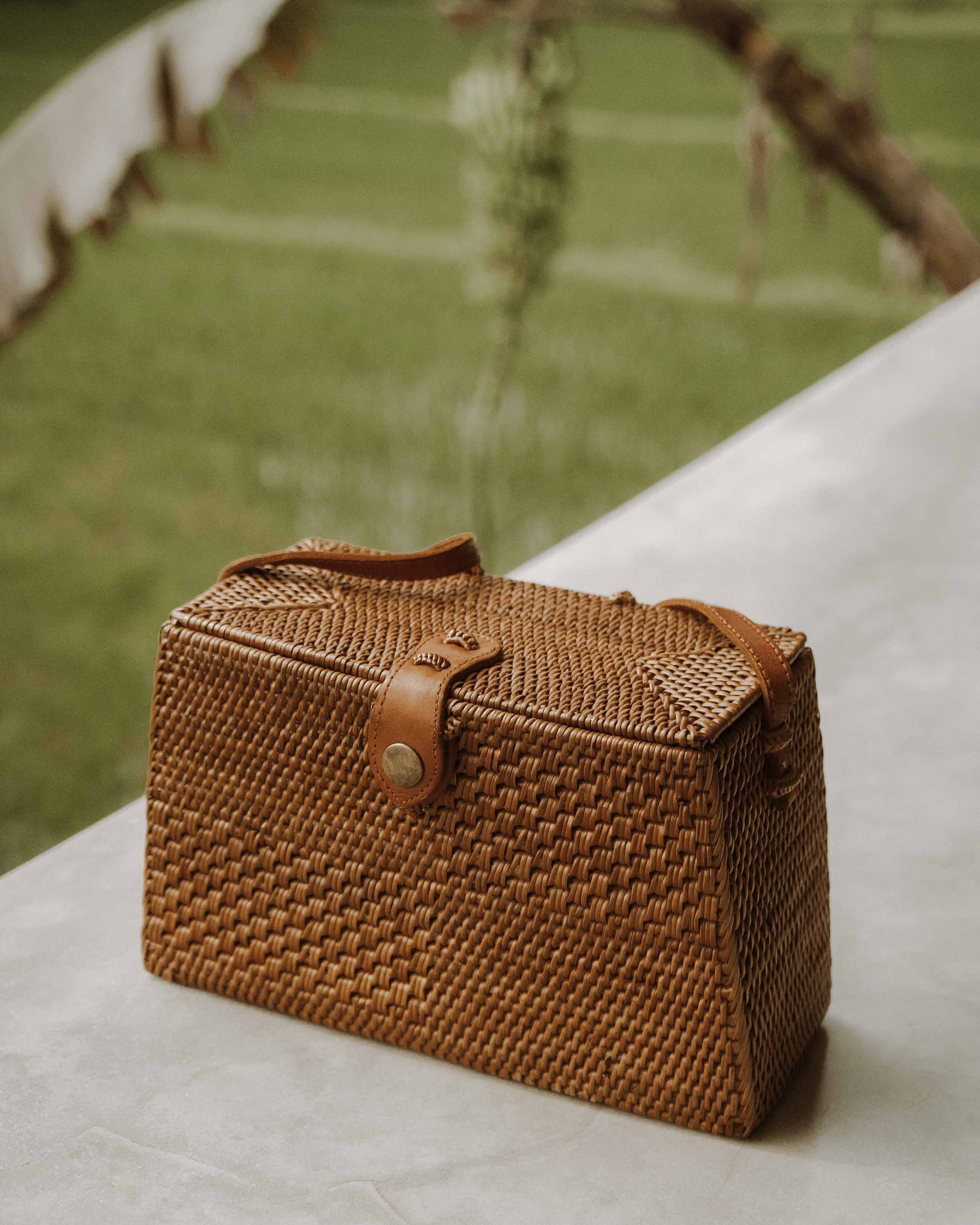Handwoven Rattan Crossbody Bag, Bali Wicker Purse - Etsy