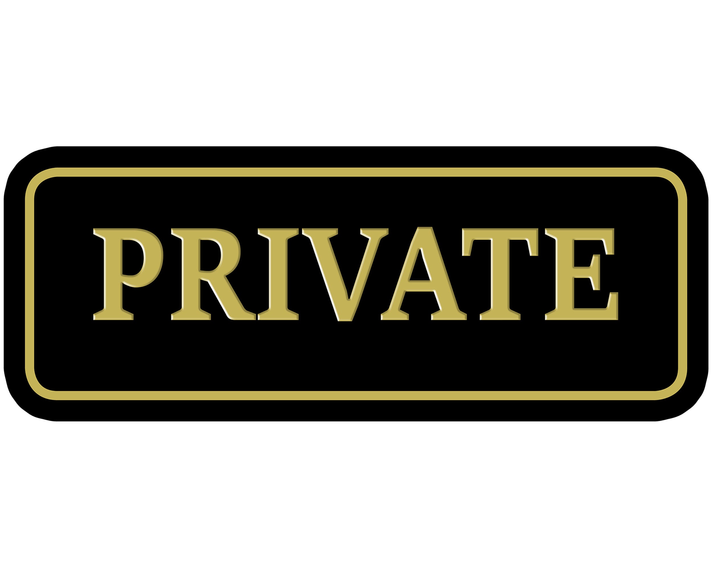 Private 8 inch Vinyl Sticker Customize remove or reposition | Etsy