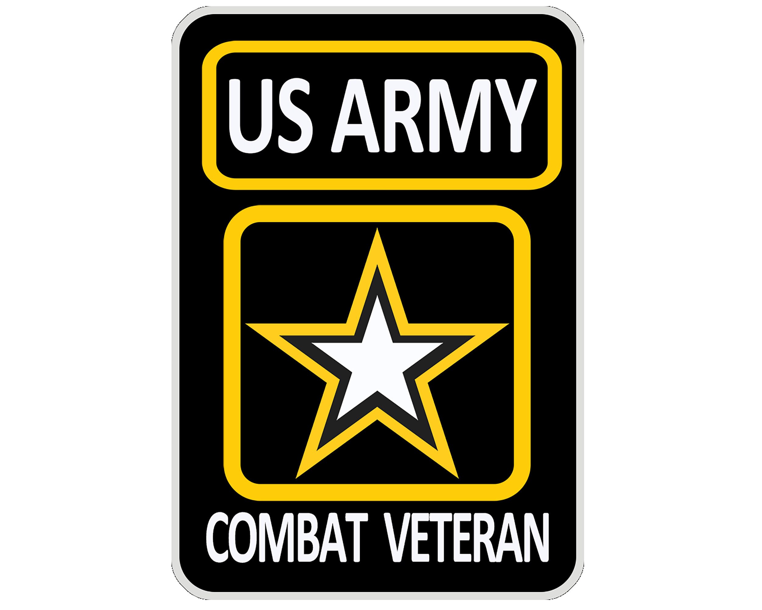 Army Combat Vet Vinyl Sticker Customize remove or reposition | Etsy