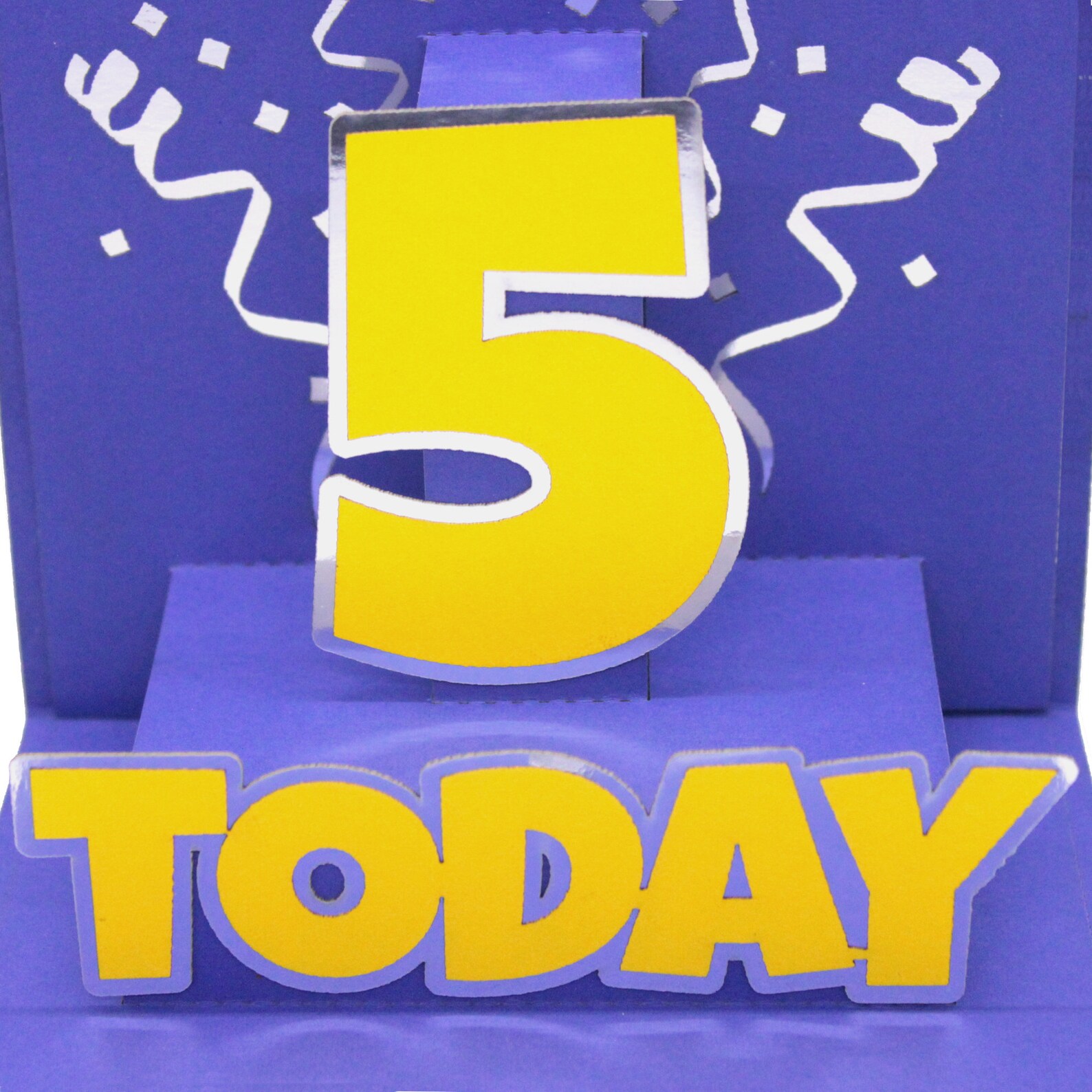 Customisable Pop up Birthday Card With Numbers Hand Crafted in the UK ...