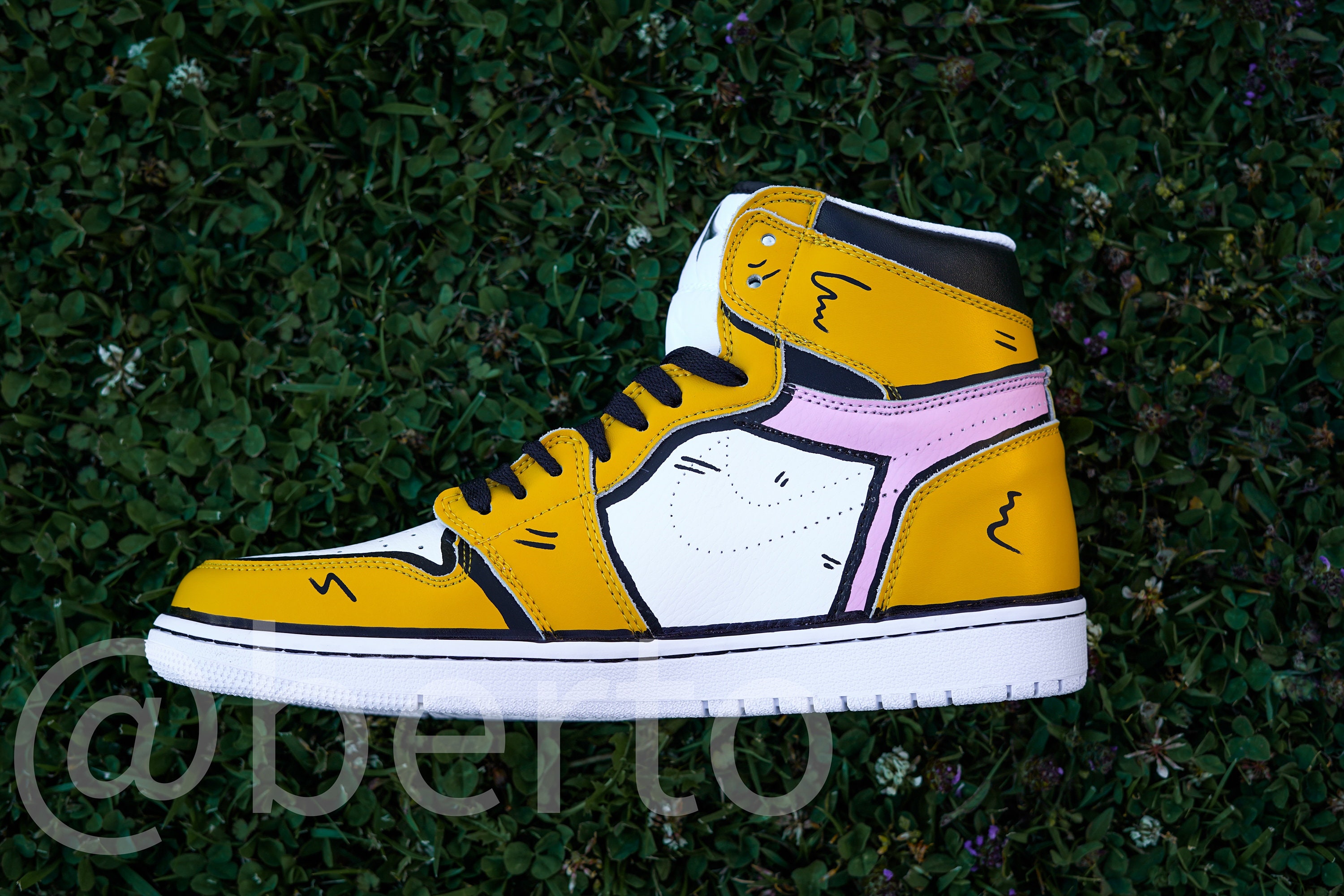Pokemon Pikachu Inspired Hand Painted Jordan 1 | Etsy