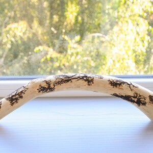 SUPER Unique Tree Branch Door Handle, Solid Natural Burned Wood Door ...