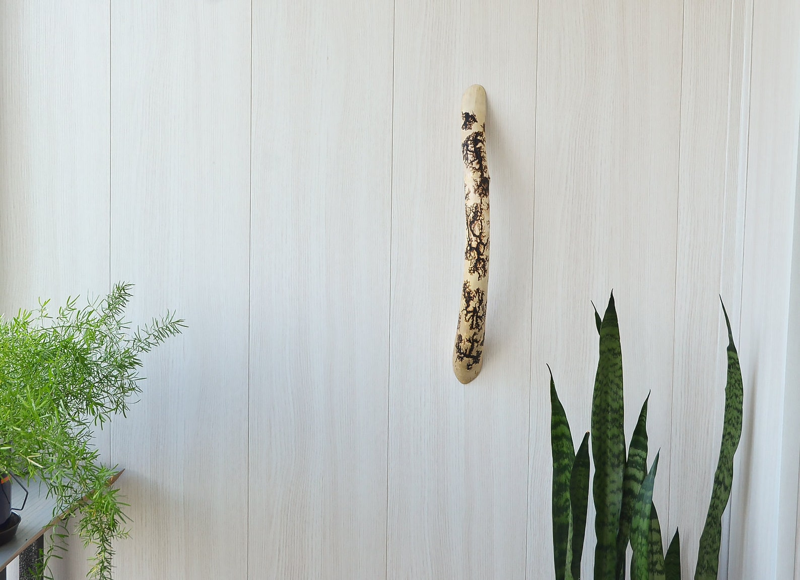 SUPER Unique Tree Branch Door Handle, Solid Natural Burned Wood Door ...