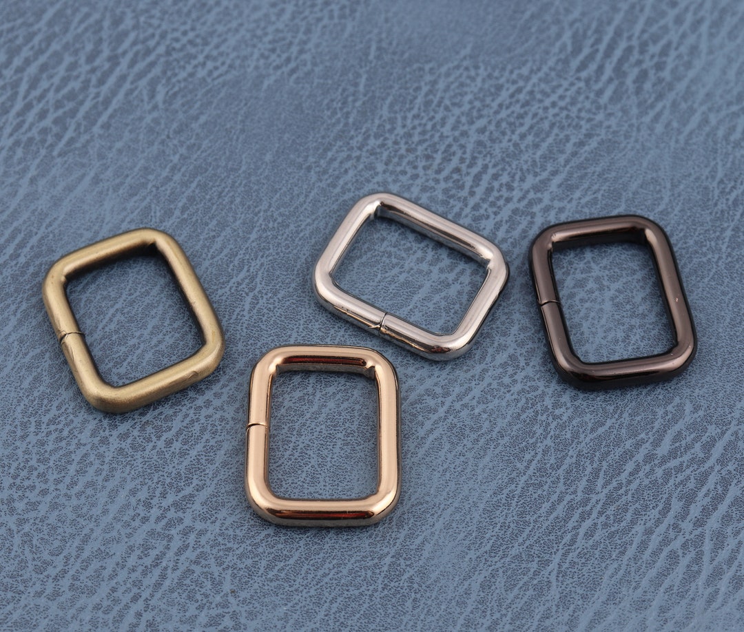 1 25mm Inner Metal Rectangle Buckle Rectangular Rings Purse Strap ...