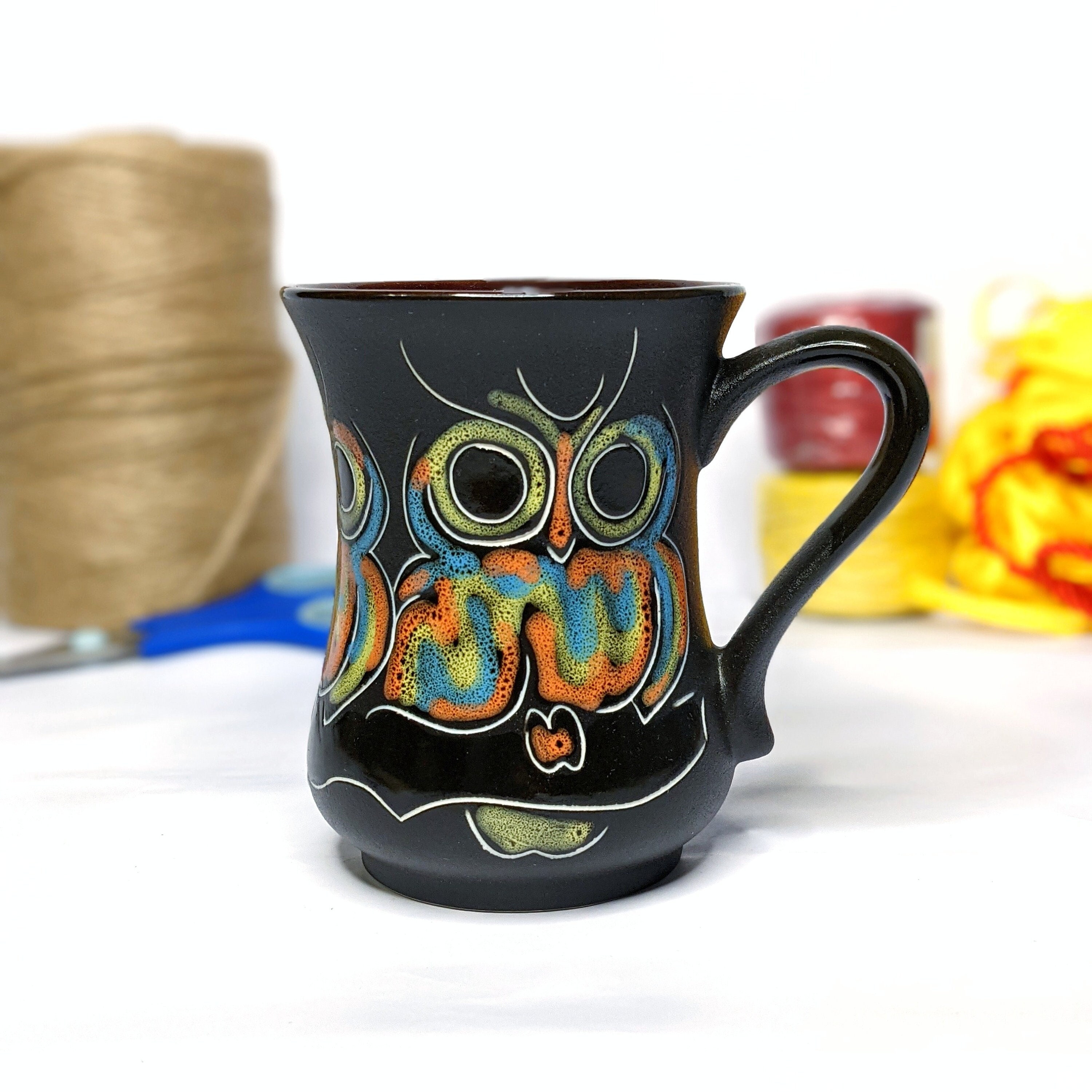 Kitchen & Dining Drink & Barware Home & Living Owl 13 fl oz 380 ml Mug ...