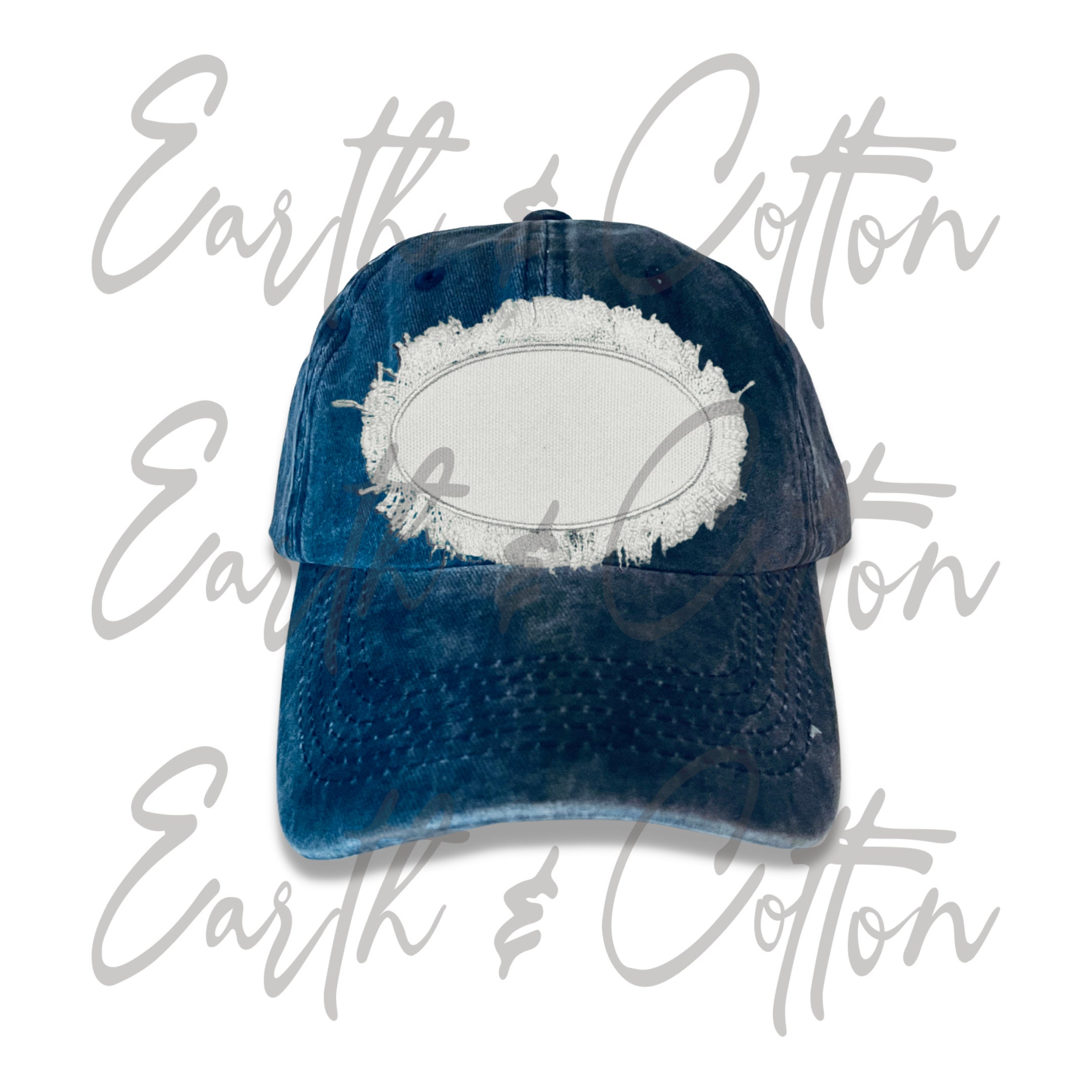 Toptie Ponytail Hat Raggedy Patch Mockup PNG Blue - Etsy