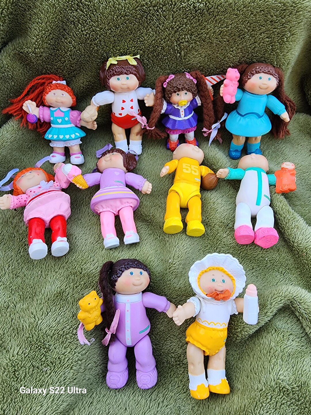 Vintage PVC Cabbage Patch Kids Dolls Mini Figures Miniatures 3.5-4 in ...