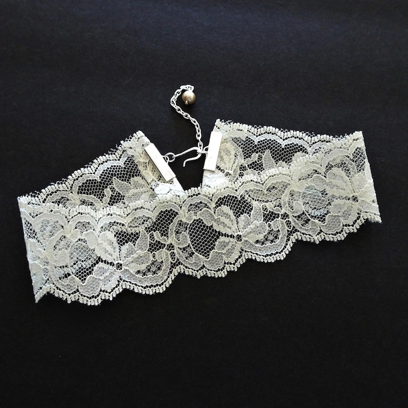 Scalloped Choker Silver - Etsy