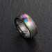 Color Titanium Damascus Timascus and Stainless Damascus Steel Mens ...