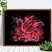 Red Dragon Wall Art, Fantasy Wall Art, Dragon Poster, Downloadable Art ...