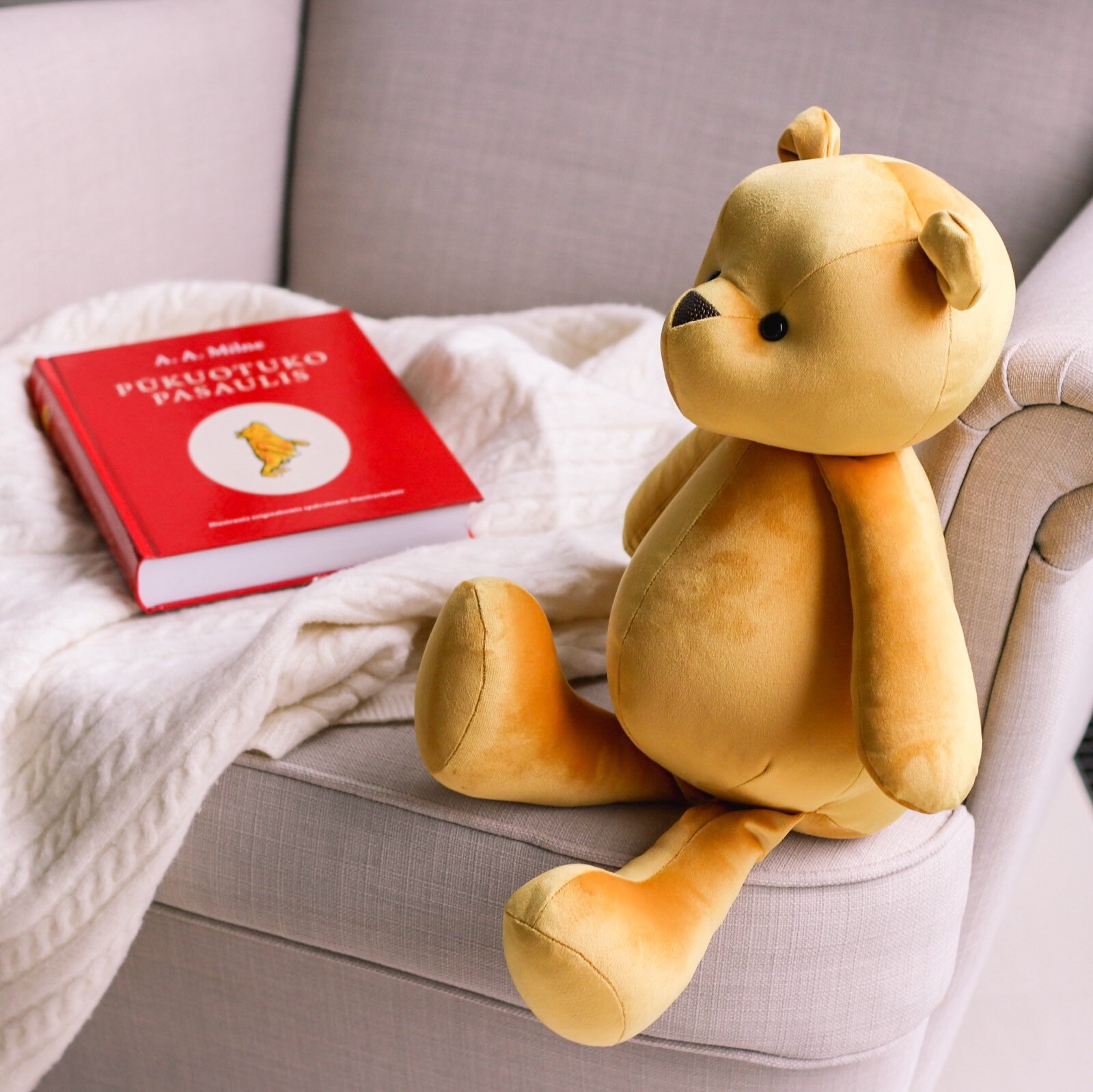 Luxury Monogrammed Velvet Teddy Bear - Etsy