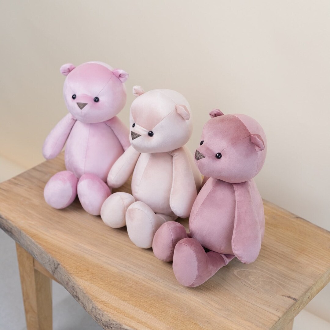 Keepsake Personalized Velvet Teddy Bear - Etsy