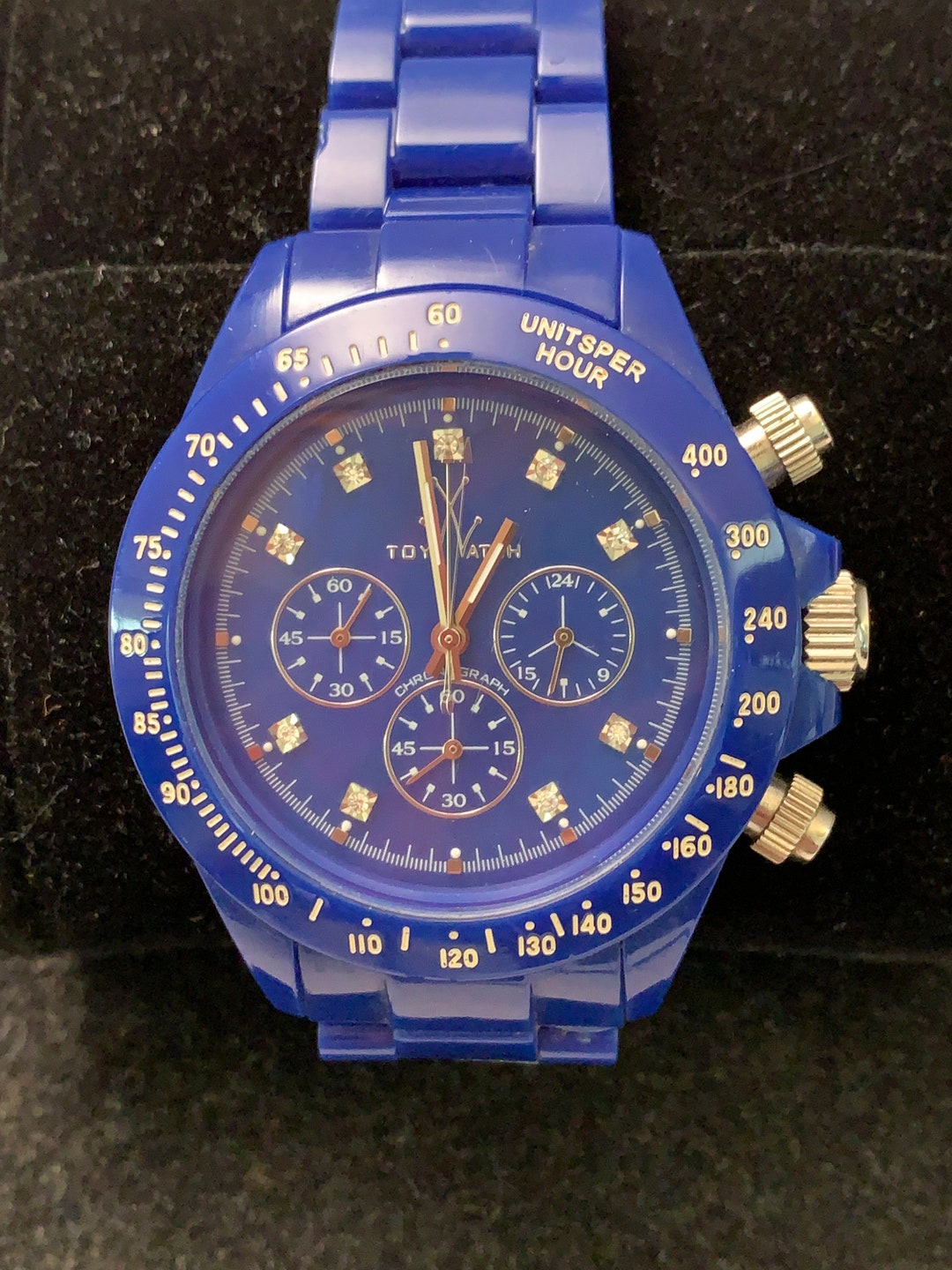 Toy Watch Plasteramic Chronograph Blue Watch in Original Box - Etsy