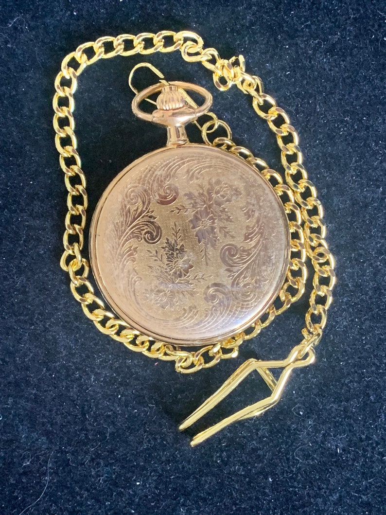 Vintage Half Hunter Aviatime Dress Pocket Watch by Avia - Etsy