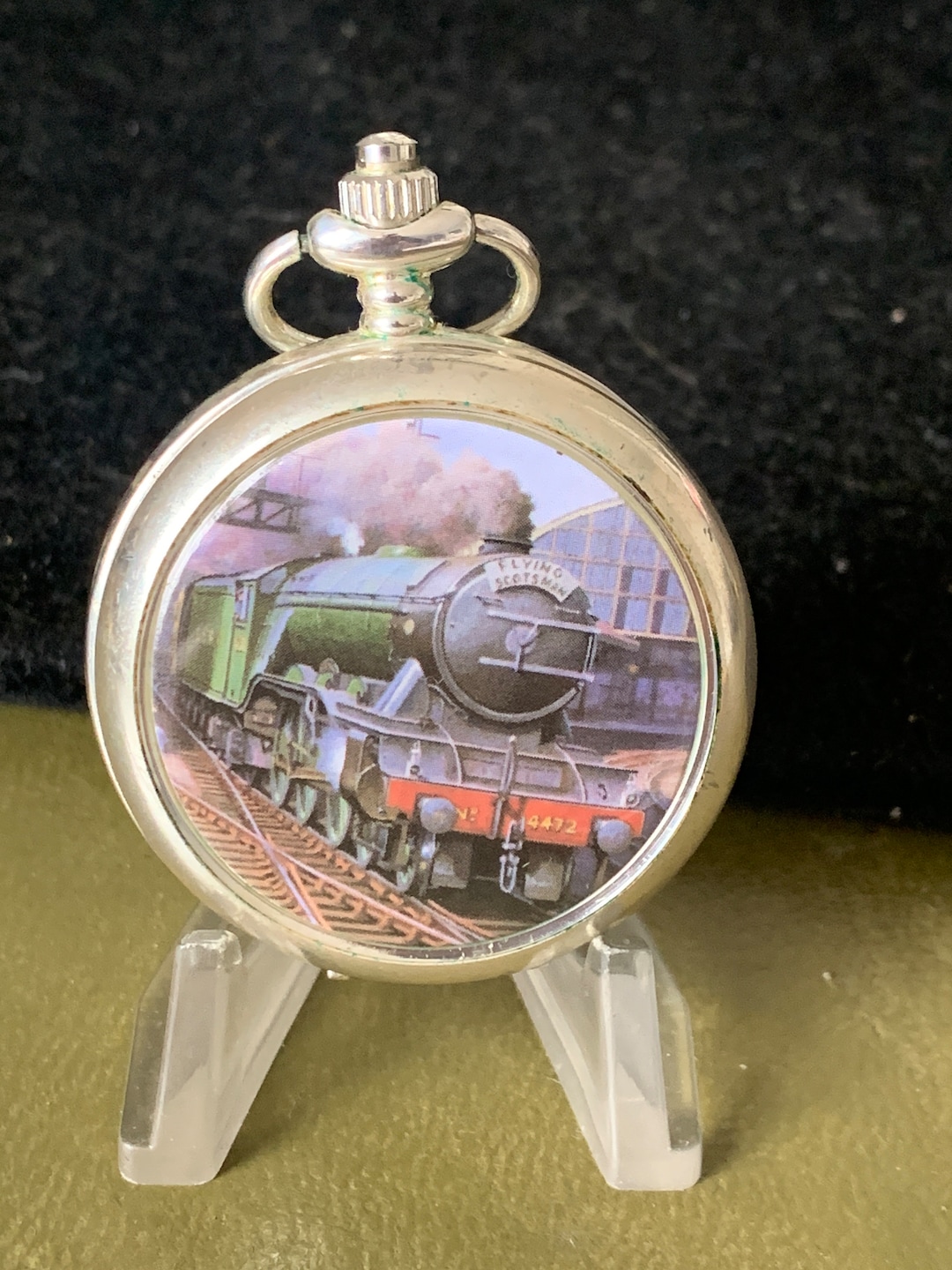 Mechanical Flying Scotsman Glory of Steam Small Pocket Watch - Etsy