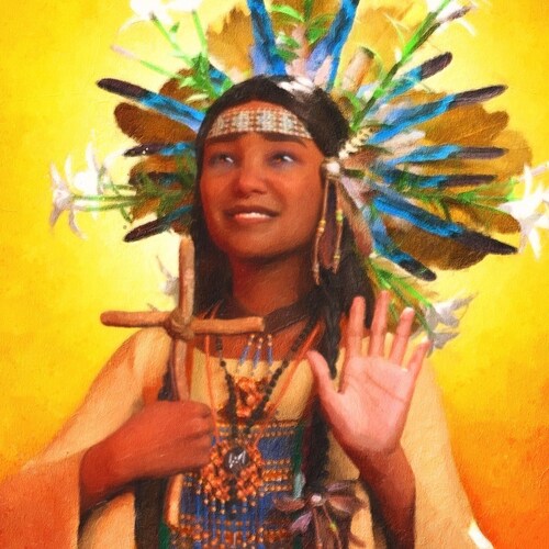 Saint Kateri Tekakwitha Coloring Pages | Etsy