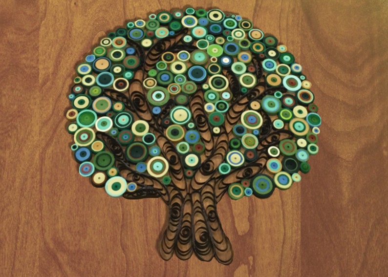 Paper Quilling Tree - Etsy