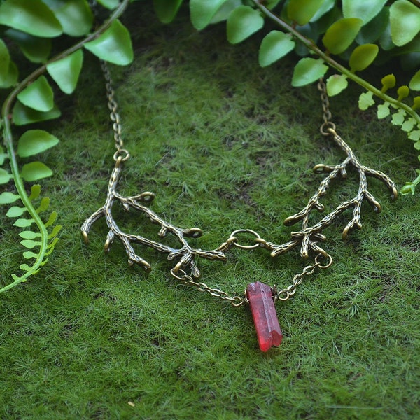 Tree Branch Necklace - Etsy